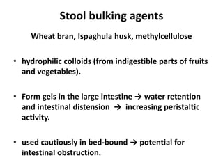 TREATMENT OF DIARRHEA & CONSTIPATION | PPT | Free download