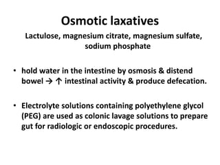 TREATMENT OF DIARRHEA & CONSTIPATION | PPT | Free download
