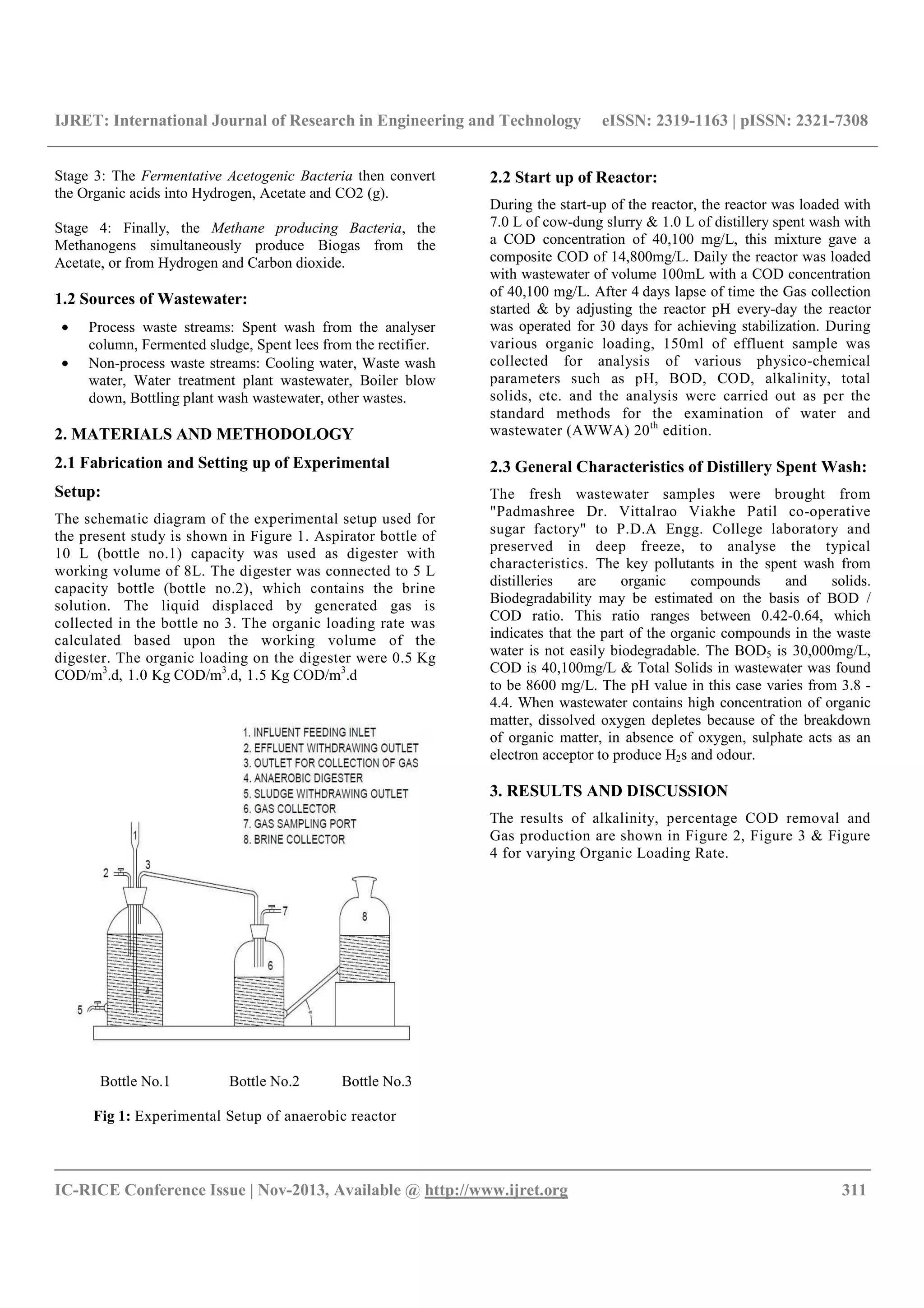 Treatment of distillery spent wash by anaerobic | PDF