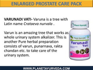 Treatment of enlarged prostate gland in Ayurveda | PPTX