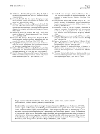 Treatment of failed roux en-y hepaticojejunostomy after post ...