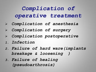 Treatment of fracture | PPTX