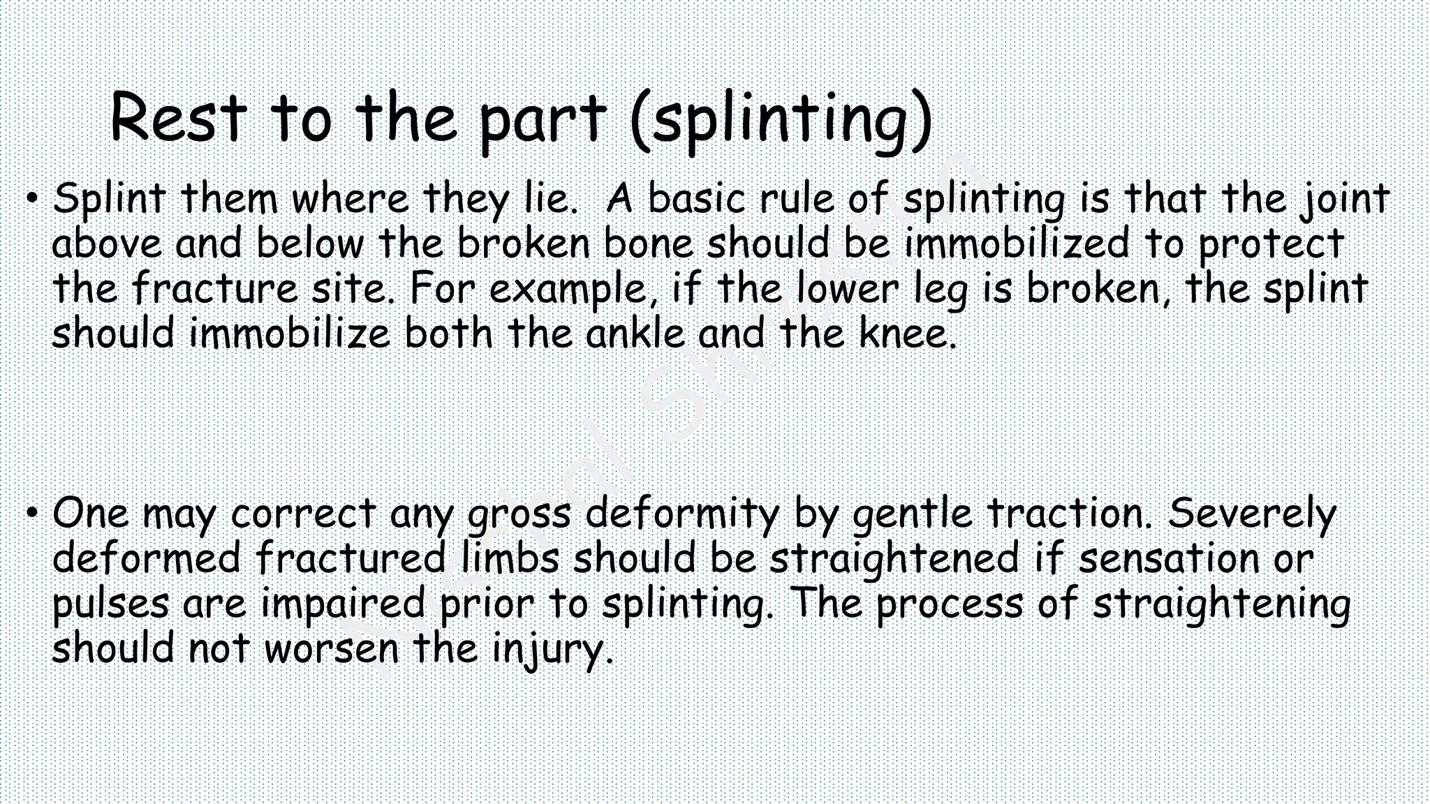 Management of Fractures | PPTX