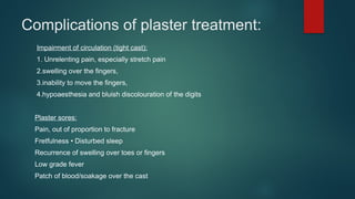TREATMENT OF FRACTURES By Pooja Ramalingam | PPTX