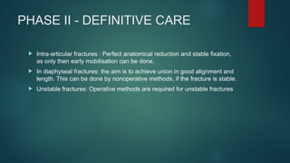 TREATMENT OF FRACTURES By Pooja Ramalingam | PPTX