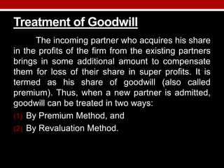 Treatment of goodwill | PPTX