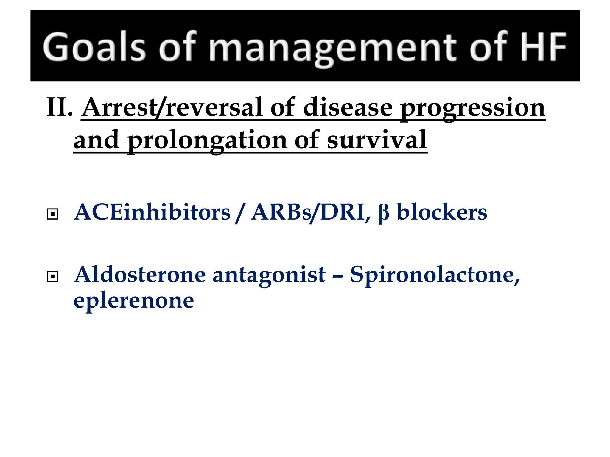 Drugs used for the Treatment of Heart failure | PPT