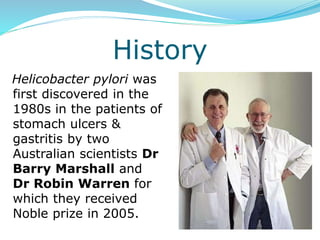Treatment of Helicobacter pylori | PPTX