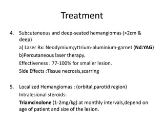 Treatment of Hemangioma | PPTX