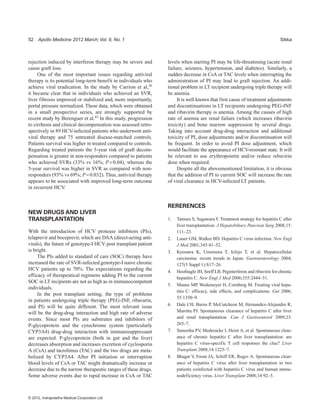 Treatment of hepatitis C in liver transplant patient | PDF | Infectious ...