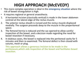TREATMENT AND MANAGEMENT OF HERNIA | PPT