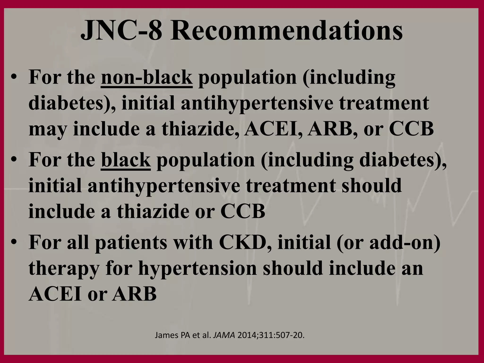 Treatment of Hypertension YAKES.ppt | Heart and Cardiovascular Diseases ...