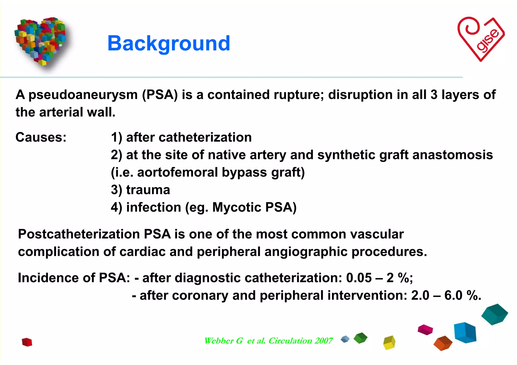 ALISEO Treatment Of Iatrogenic Artery Pseudoaneurysm By Ultrasound ...