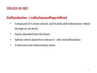 Treatment of IBD department of pharmacology | PPT