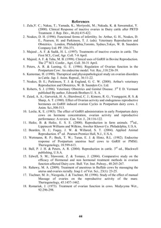 Treatment of Inactive ovaries in dairy cows | PDF