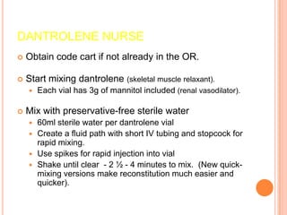 Treatment of malignant hyperthermia in an outpatient surgery center | PPTX