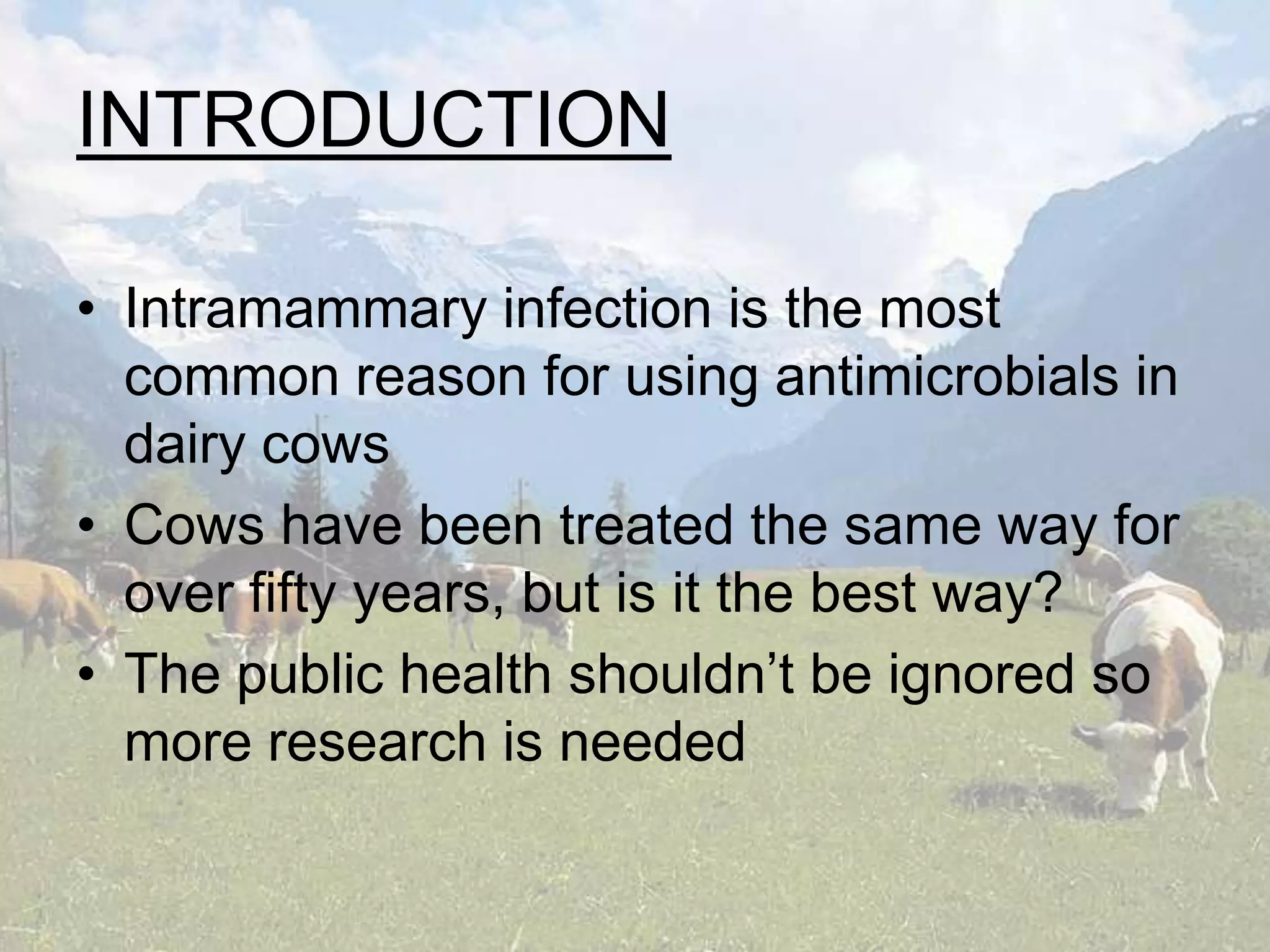 Treatment of mastitis during lactation | PPTX