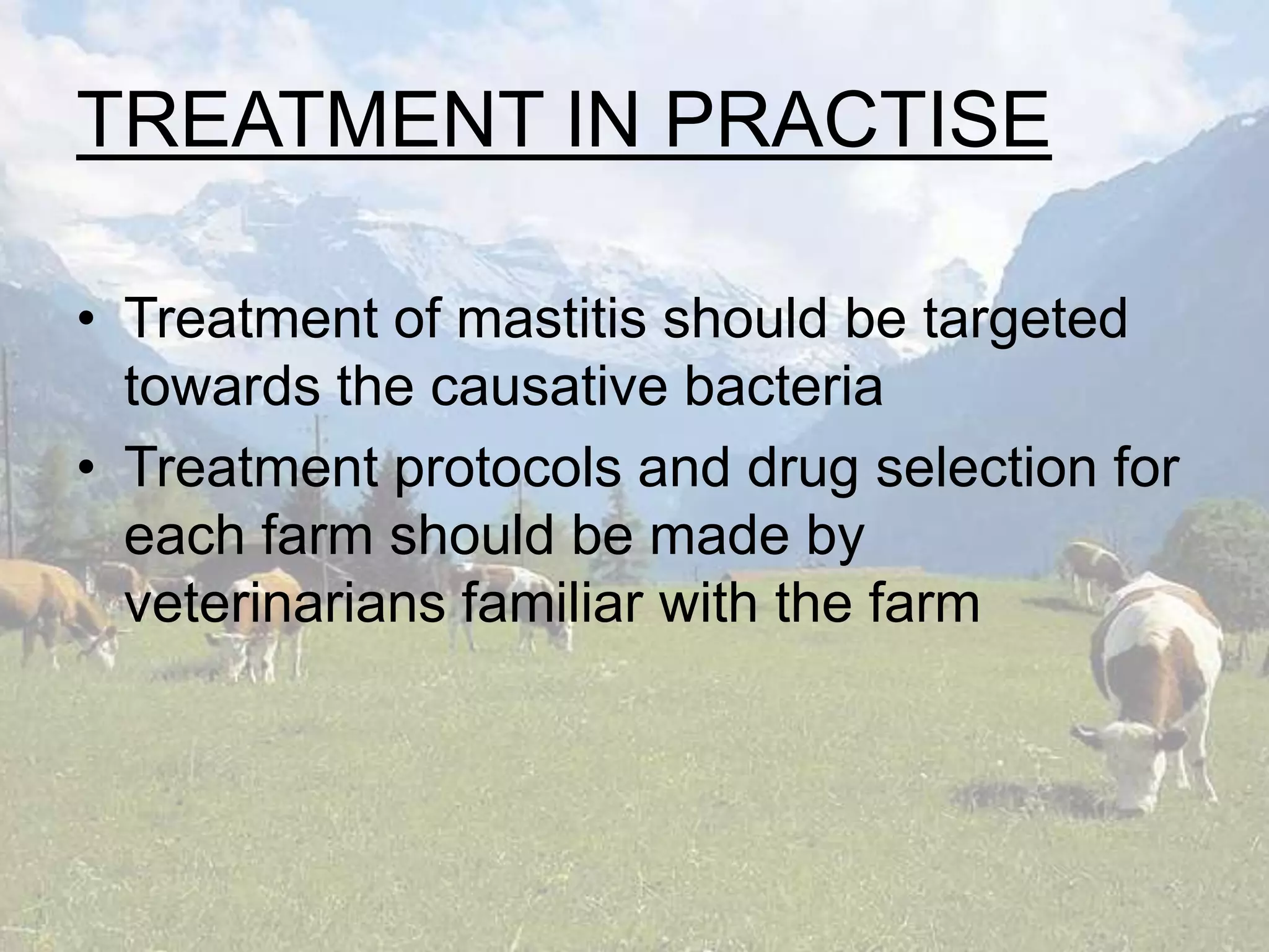 Treatment of mastitis during lactation | PPTX