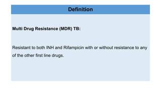 Treatment of mdr tb | PPT