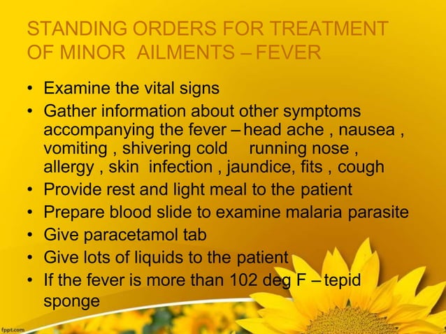 Treatment of minor ailments | PPTX