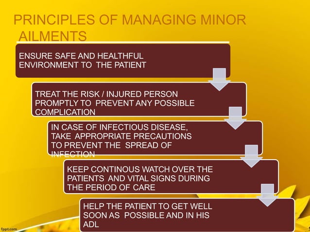 Treatment of minor ailments | PPTX