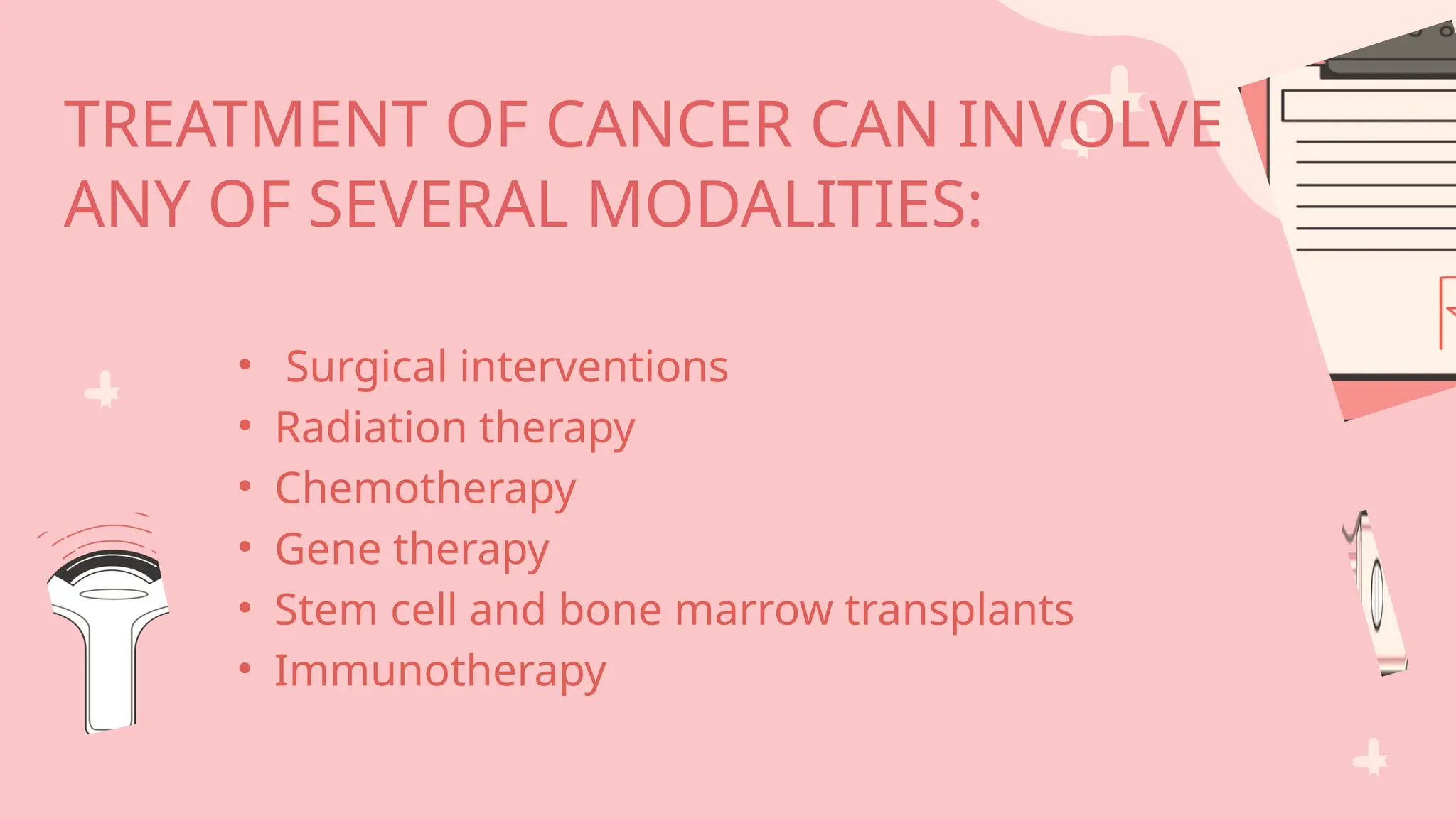 treatment of modalities of cancer. prevention methodstx | PPTX