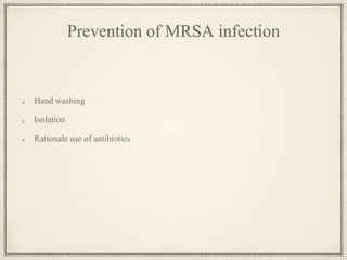 Treatment of mrsa infection | PPTX