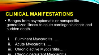 Treatment of myocarditis | PPT
