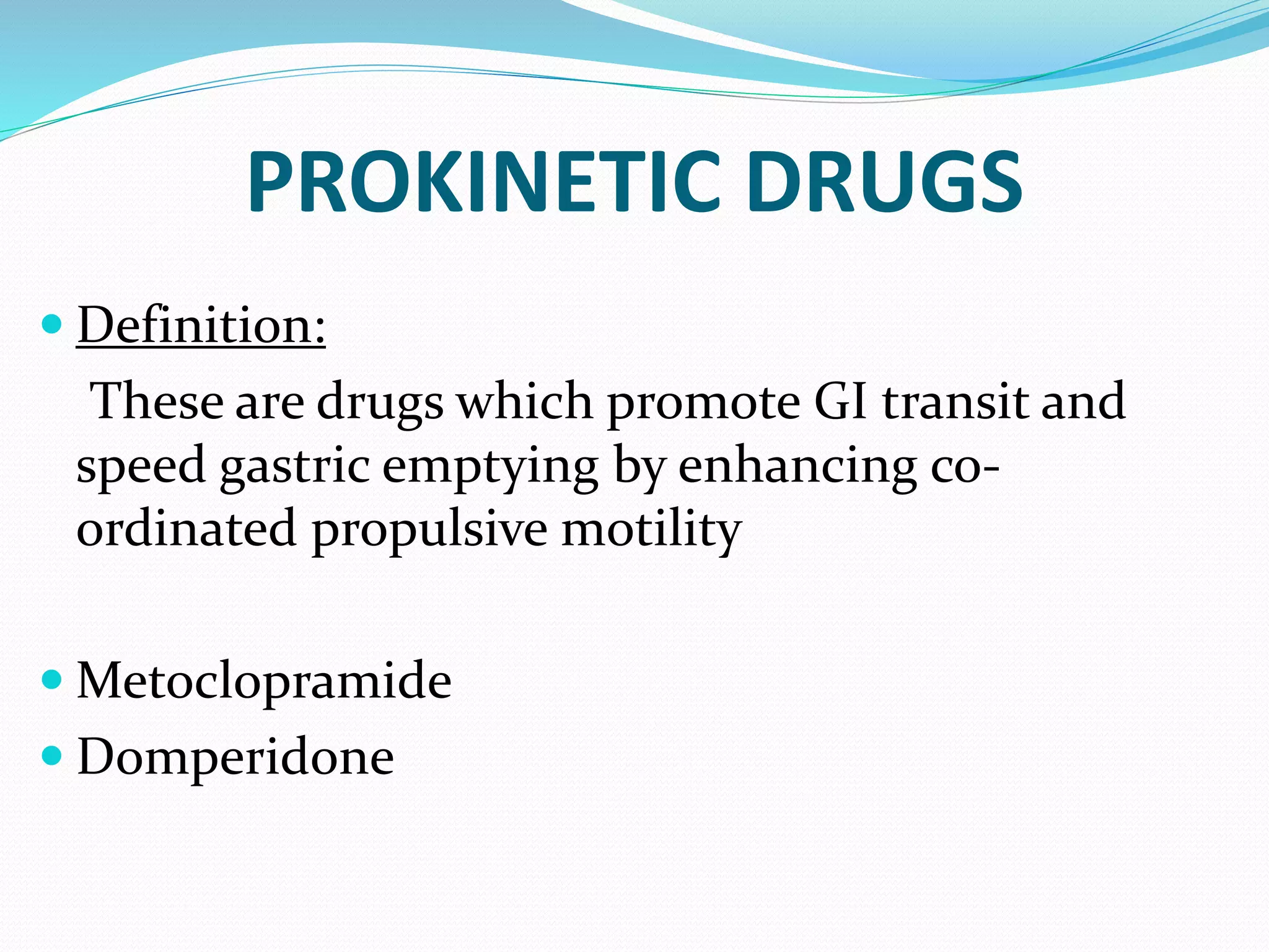 Pharmacology of Antiemetics & Prokinetics.pptx | Digestive Disorders ...