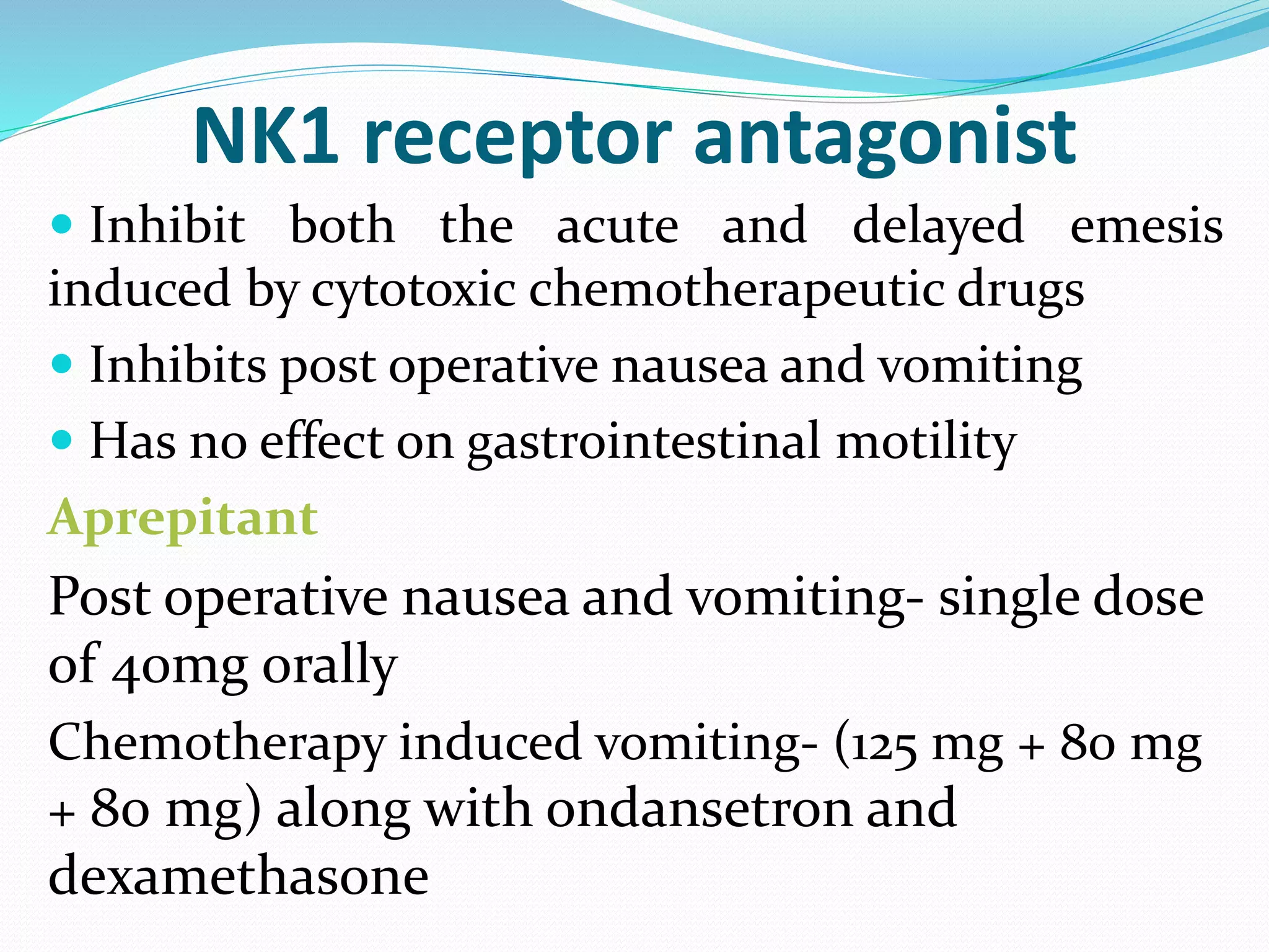 Pharmacology of Antiemetics & Prokinetics.pptx