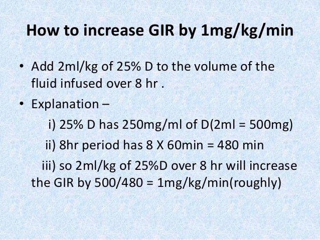 Treatment of neonatal hypoglycemia