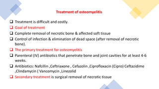 Treatment of osteomyelitis.pptx