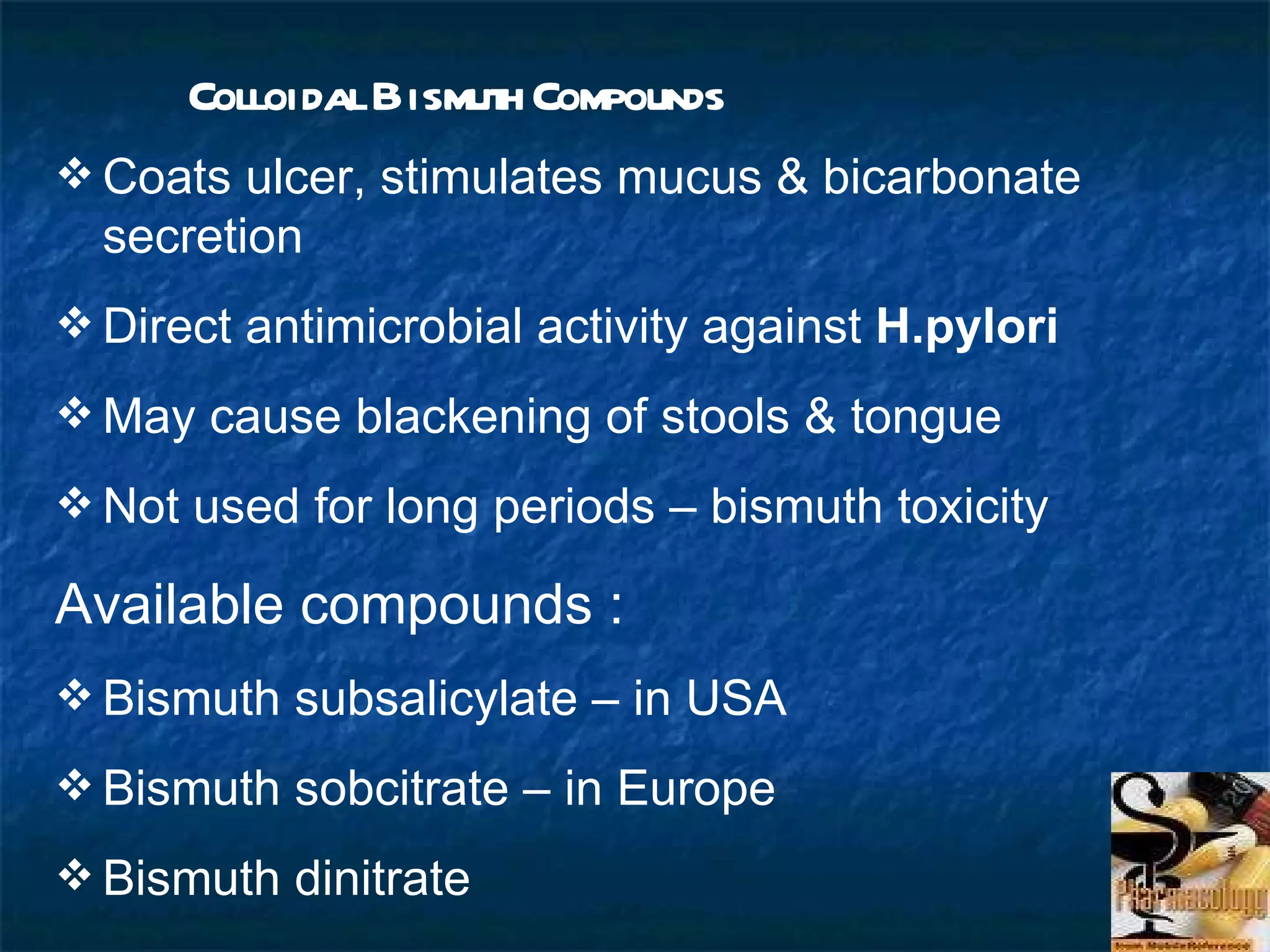 Treatment of peptic ulcer | PPT