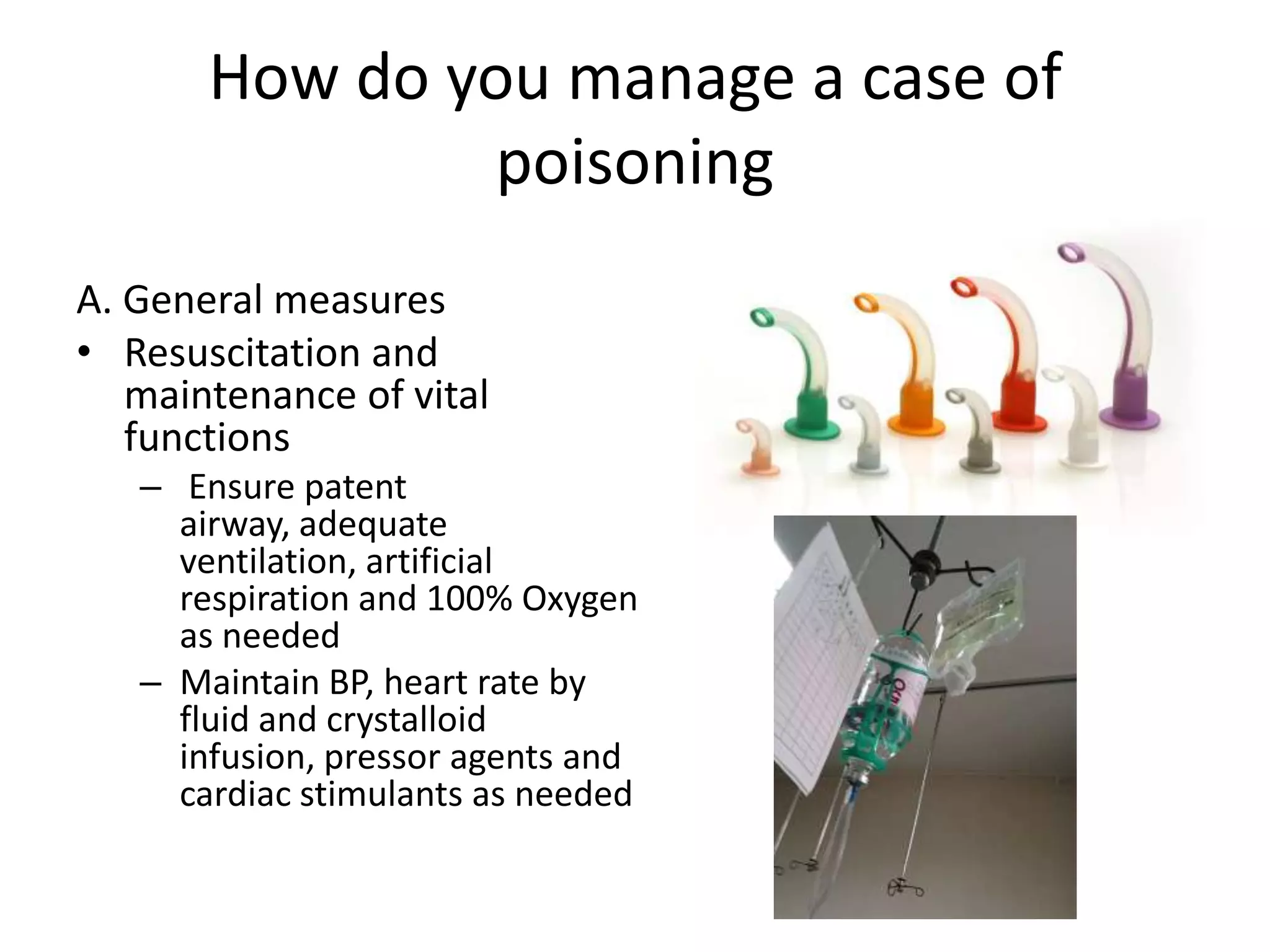 Treatment of poisoning | PPTX