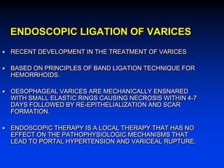 Treatment of portal hypertension | PPTX
