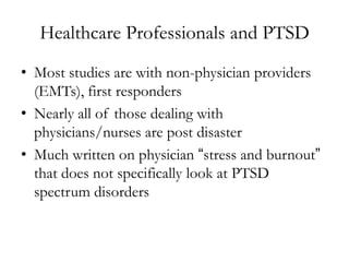 PTSD in Physicians: A Treatment Approach with Eye Movements ...