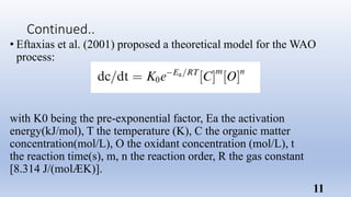Treatment of refractory organic pollutants in industrial wastewater by ...