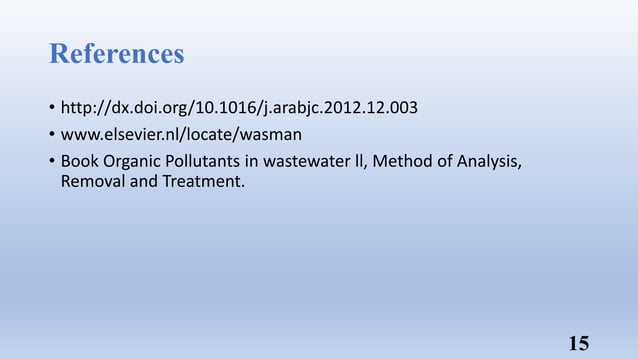 Treatment of refractory organic pollutants in industrial wastewater by ...