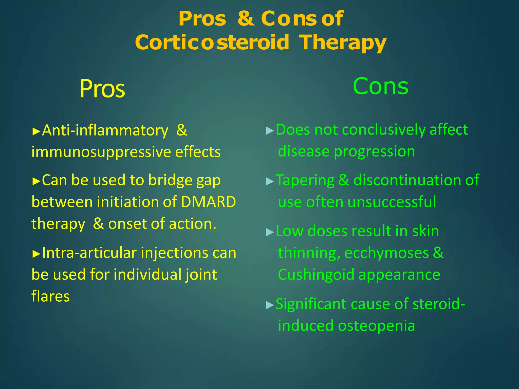 Treatment of Rheumatoid Arthritis | PDF