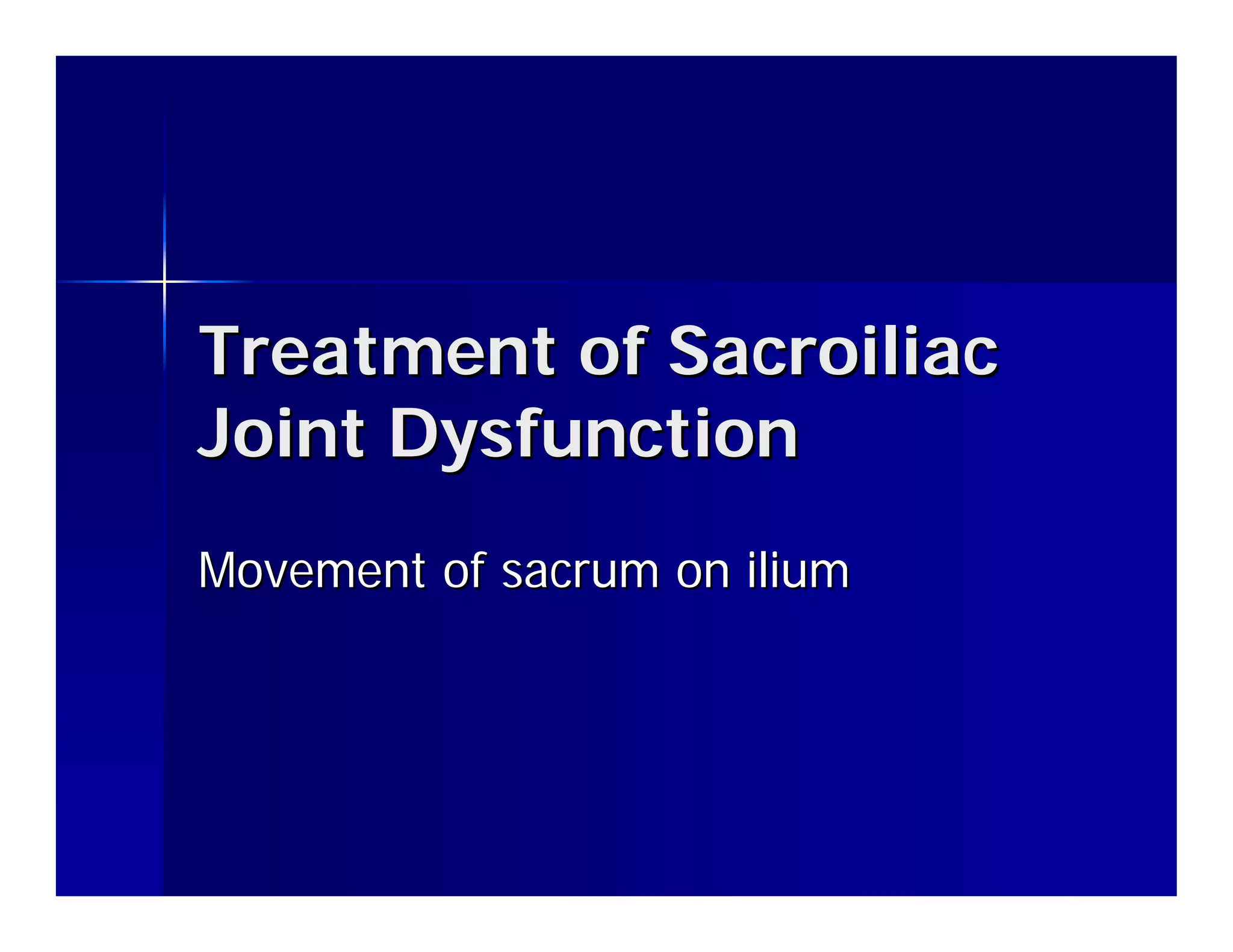 Treatment of sacroiliac_joint_dysfunction_nata | PDF
