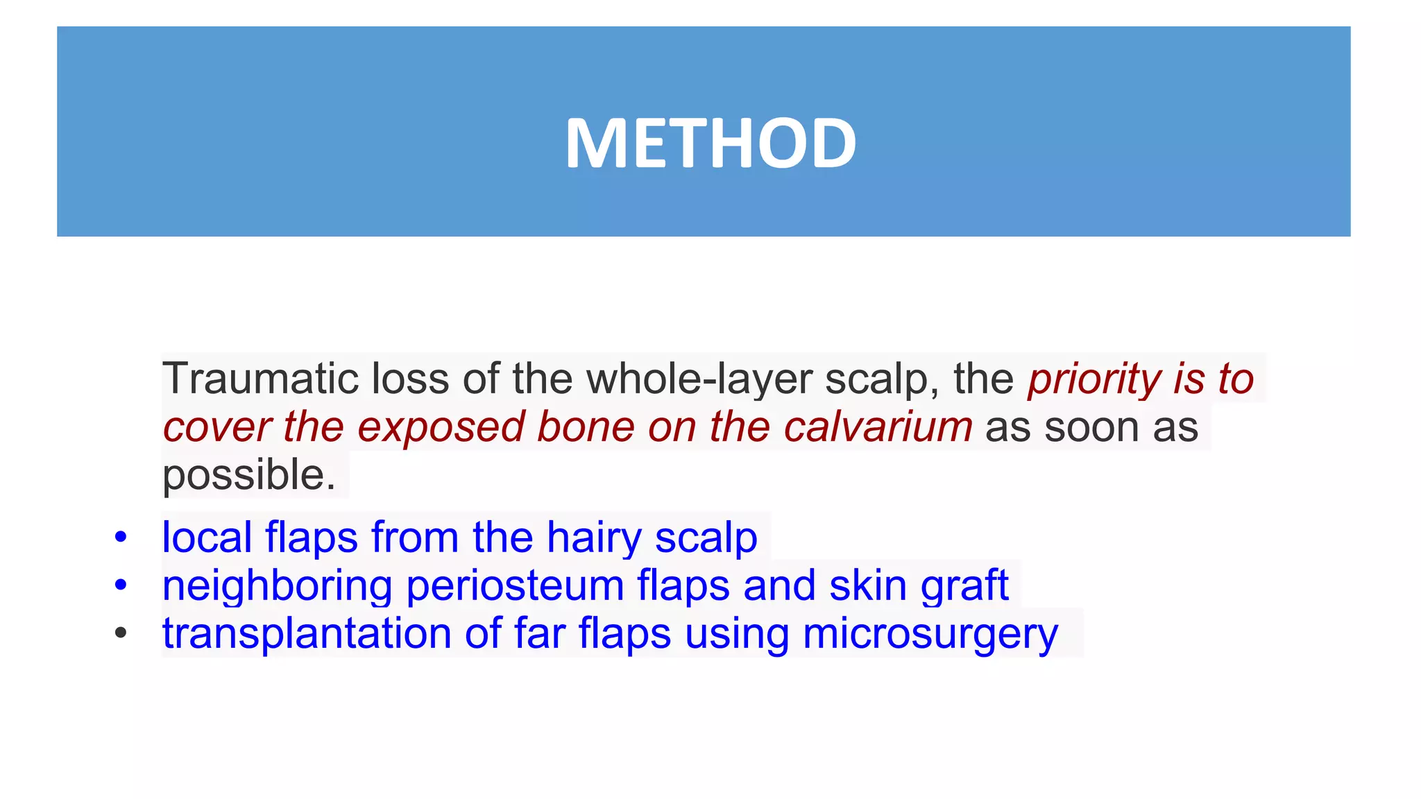 Treatment of scalp defects with a combination of trephination and ...