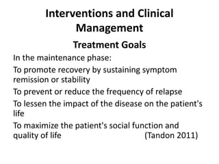 Treatment of Schizophrenia | PPTX