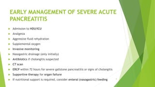 Treatment of severe acute pancreatitis and its complications.pptx ...