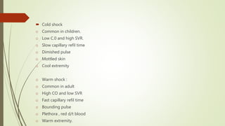Treatment of shock | PPTX