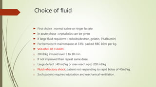 Treatment of shock | PPT
