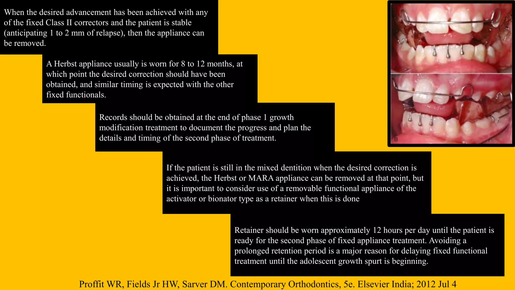 Treatment of skeletal problems in children and preadolescents | PPTX