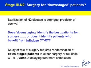 Treatment Of Stage Iii Nsclc The Role Of Radiation Therapy | PPT