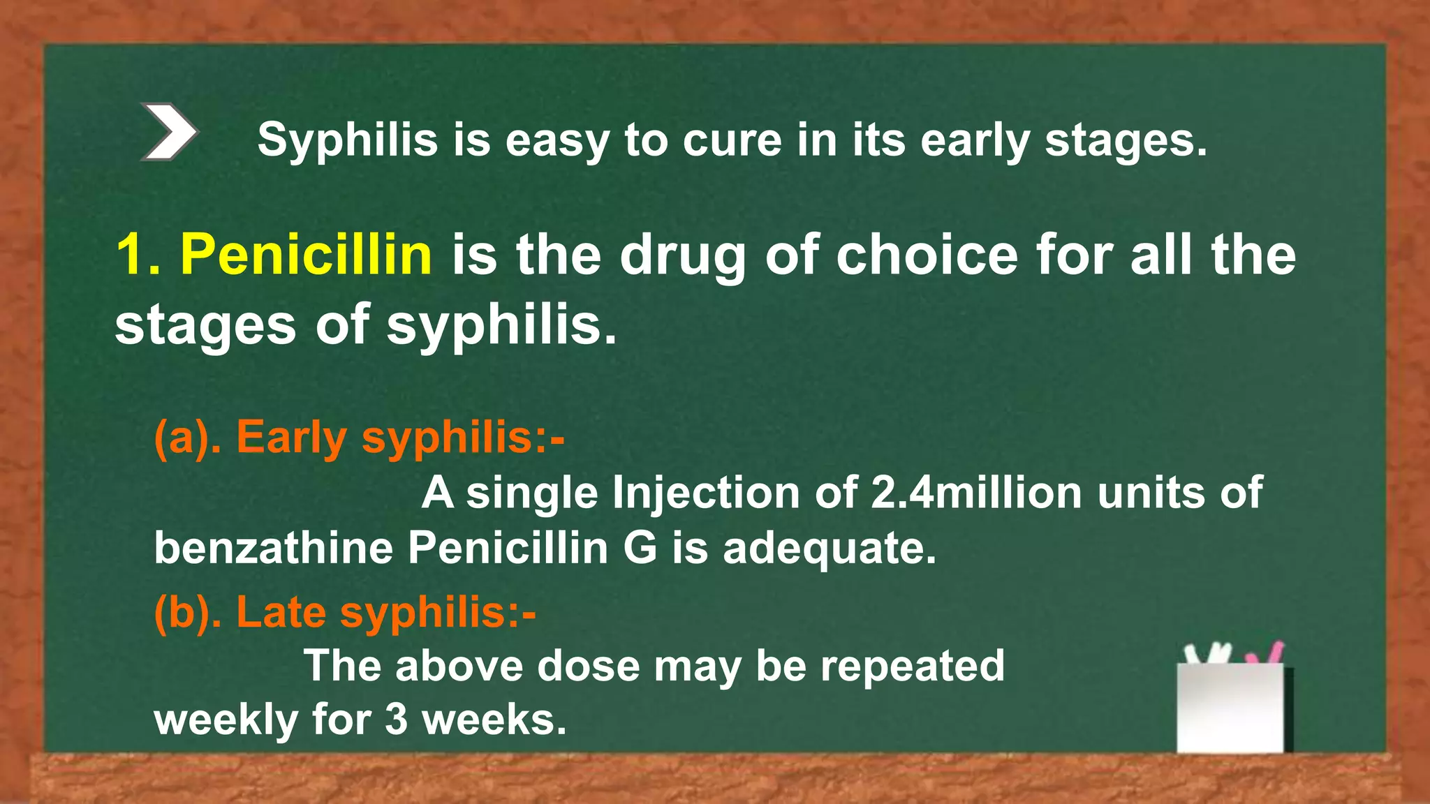 Treatment of syphilis microbiology | PPTX