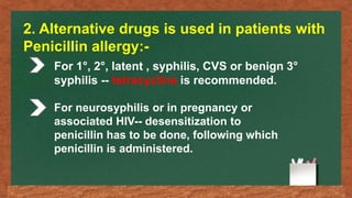 Treatment of syphilis microbiology | PPT