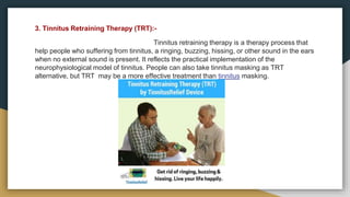 Treatment of tinnitus | PPTX